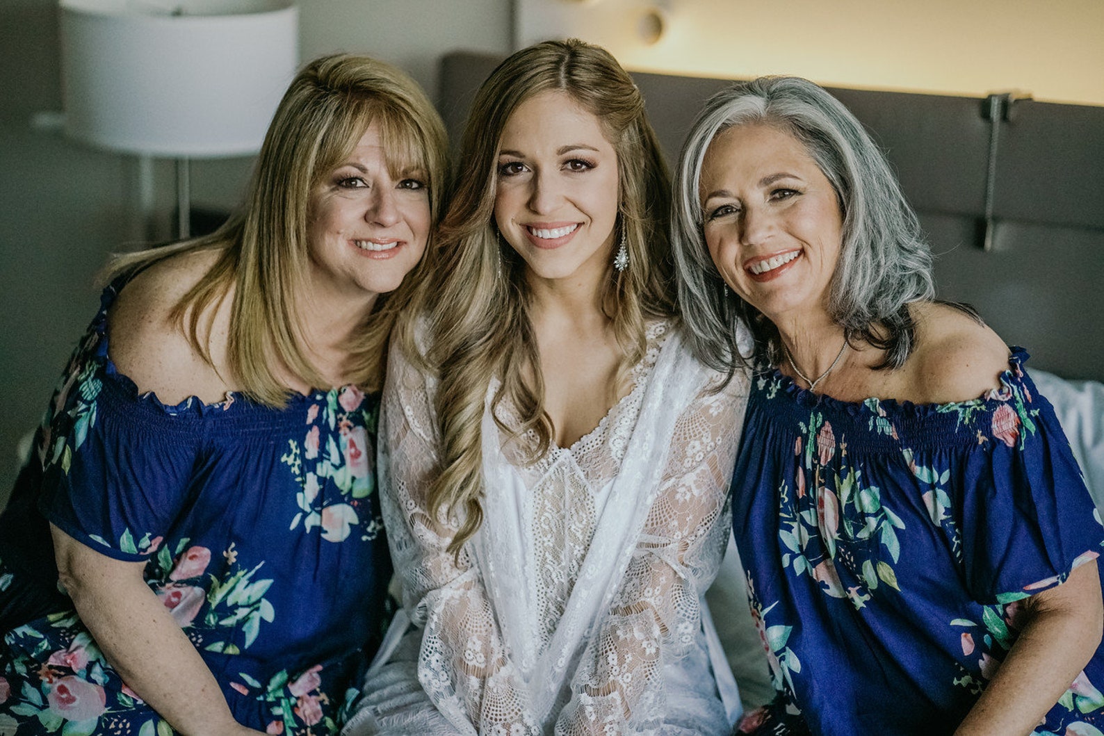 Off-shoulder Style Pj Sets in Angel Song Pattern in Navy Blue - Etsy