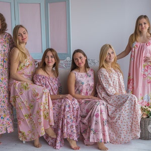 Long Pink Nighties for Every Woman Who Loves a Comfortable Sleep - Etsy