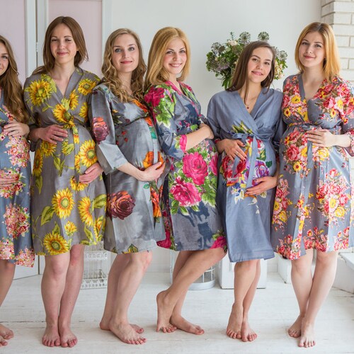 Moms in Mint Maternity Robe Delivery Robe Labor Gown - Etsy