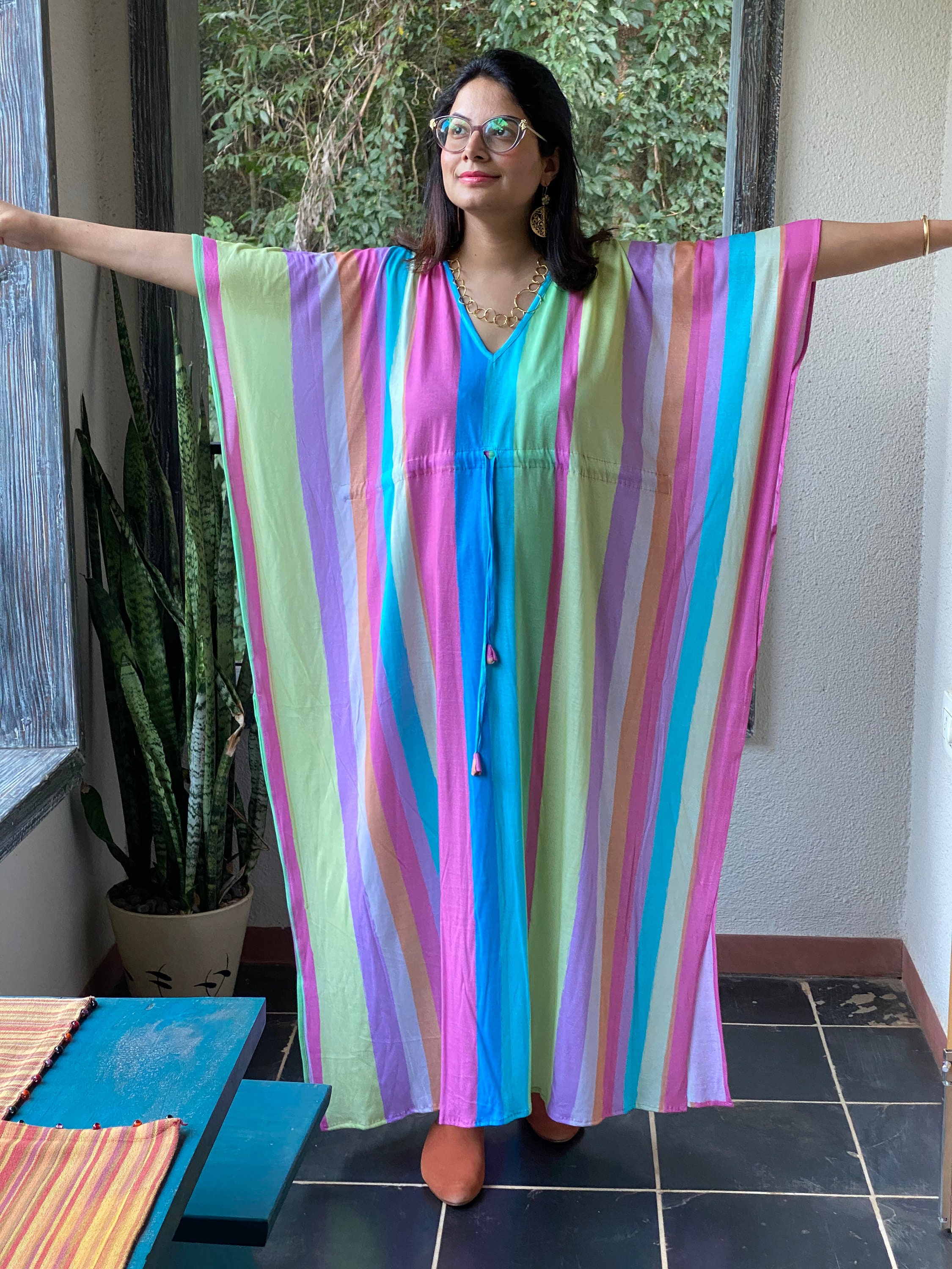 See My Stripes "timeless" Style Caftan | Soft Jersey Knit Organic ...