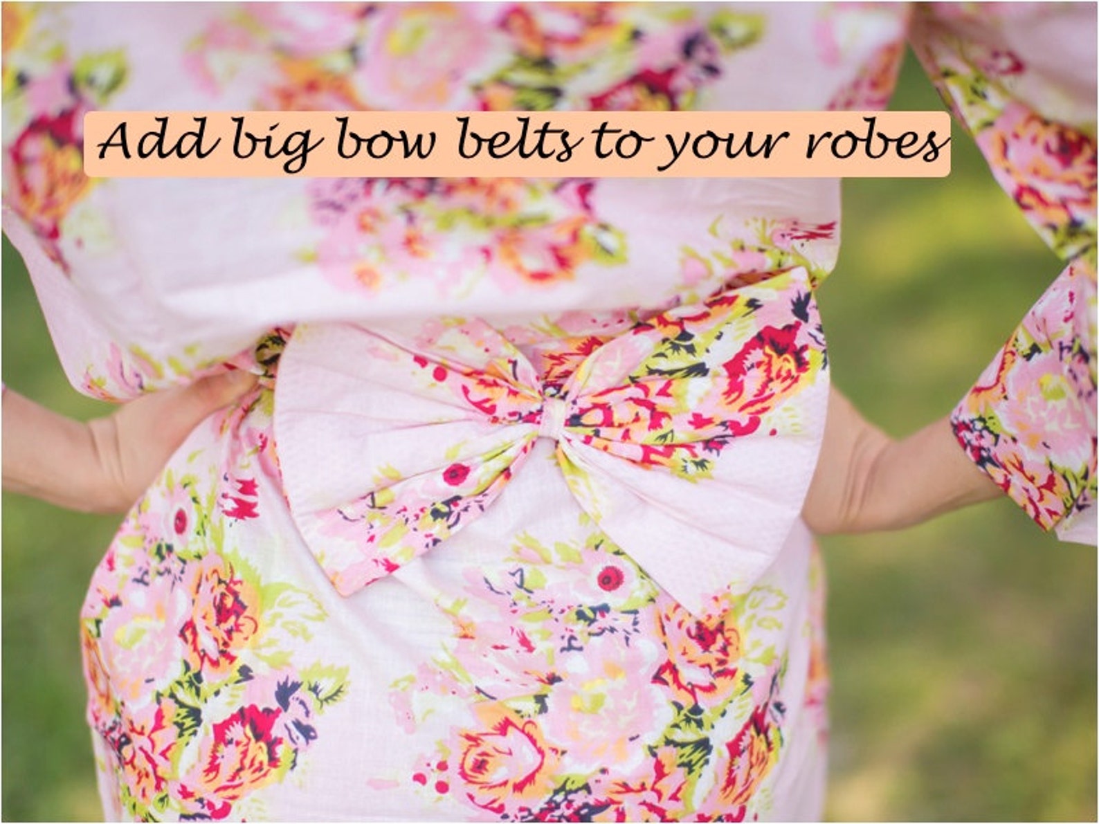 Add Big Bow Belts to Your Robes - Etsy