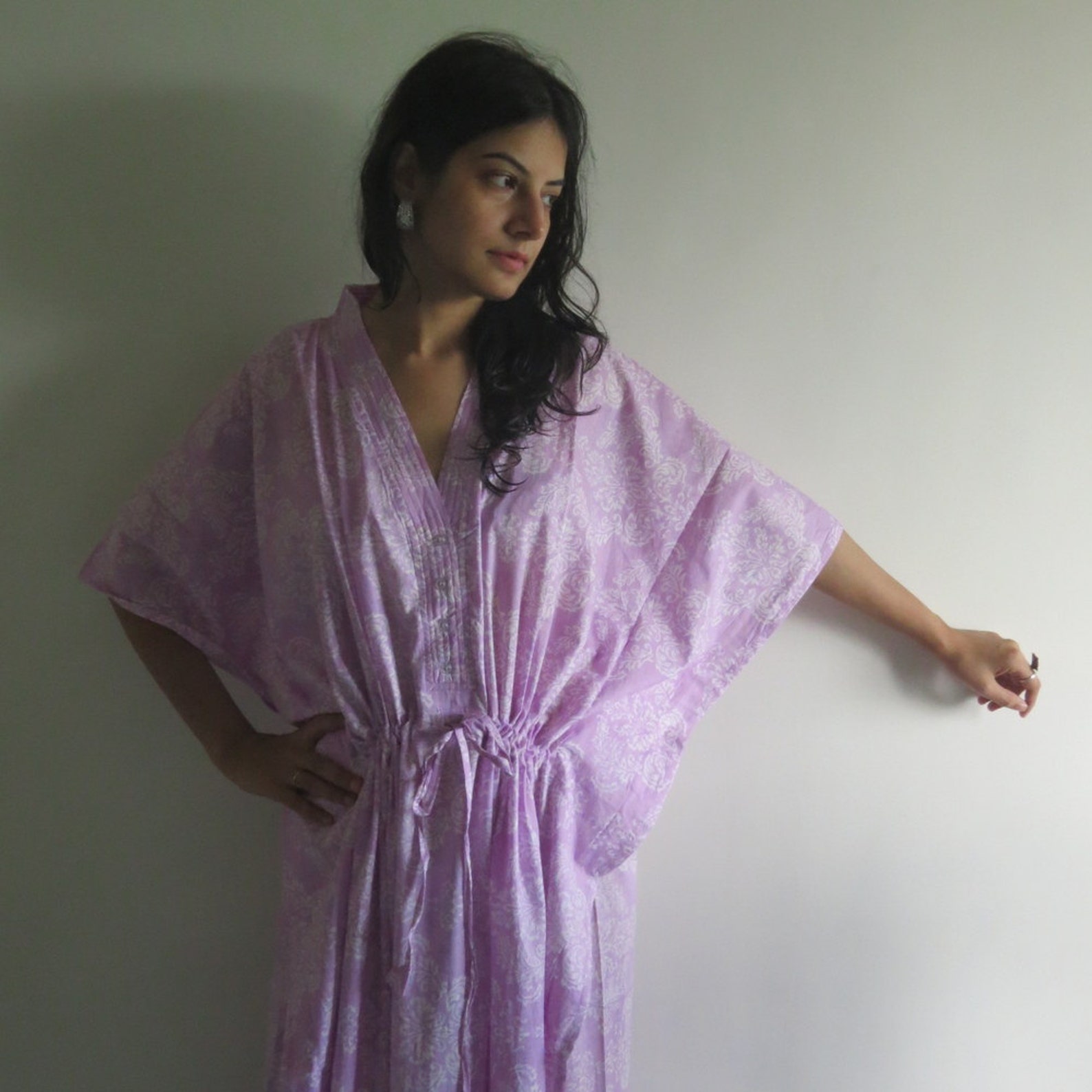 Light Purple Damask Nursing Maternity Hosptial Gown Delivery - Etsy