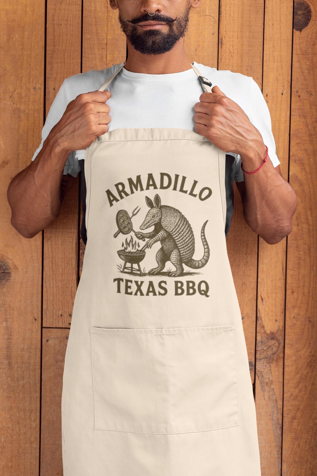 Armadillo Texas BBQ Apron – Funny Grill Master Apron for Texans ...