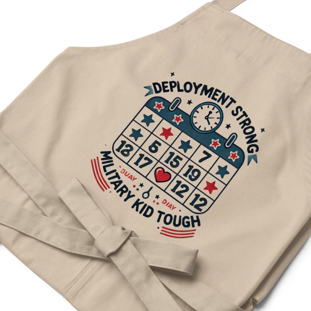 Military Kid Apron Patriotic Calendar Style Gift for Brave Children of ...