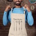 Papa’s Kitchen Apron, Home Chef Apron, Kitchen Utensils Apron, Eco ...