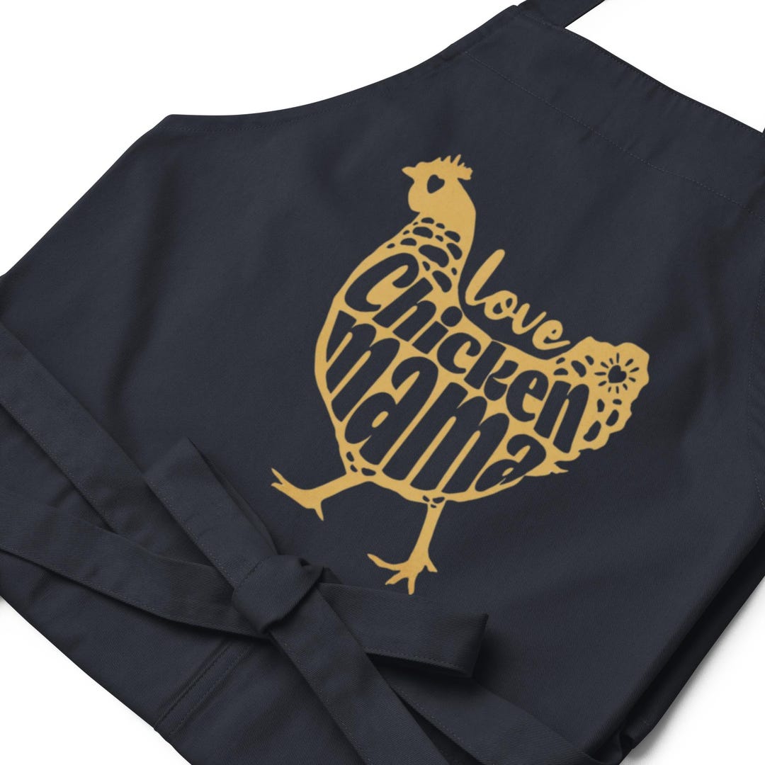 Chicken Mama Apron, Funny Farm Kitchen Apron, Adjustable Apron for ...