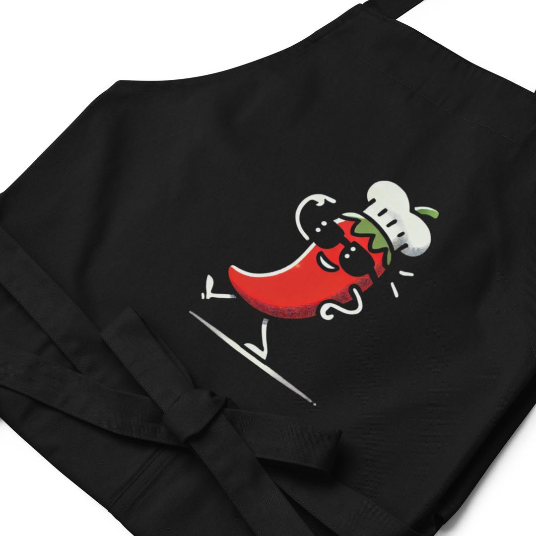 Spicy Chili Apron | Funny Chef Apron | Cooking Apron for Foodies | BBQ ...