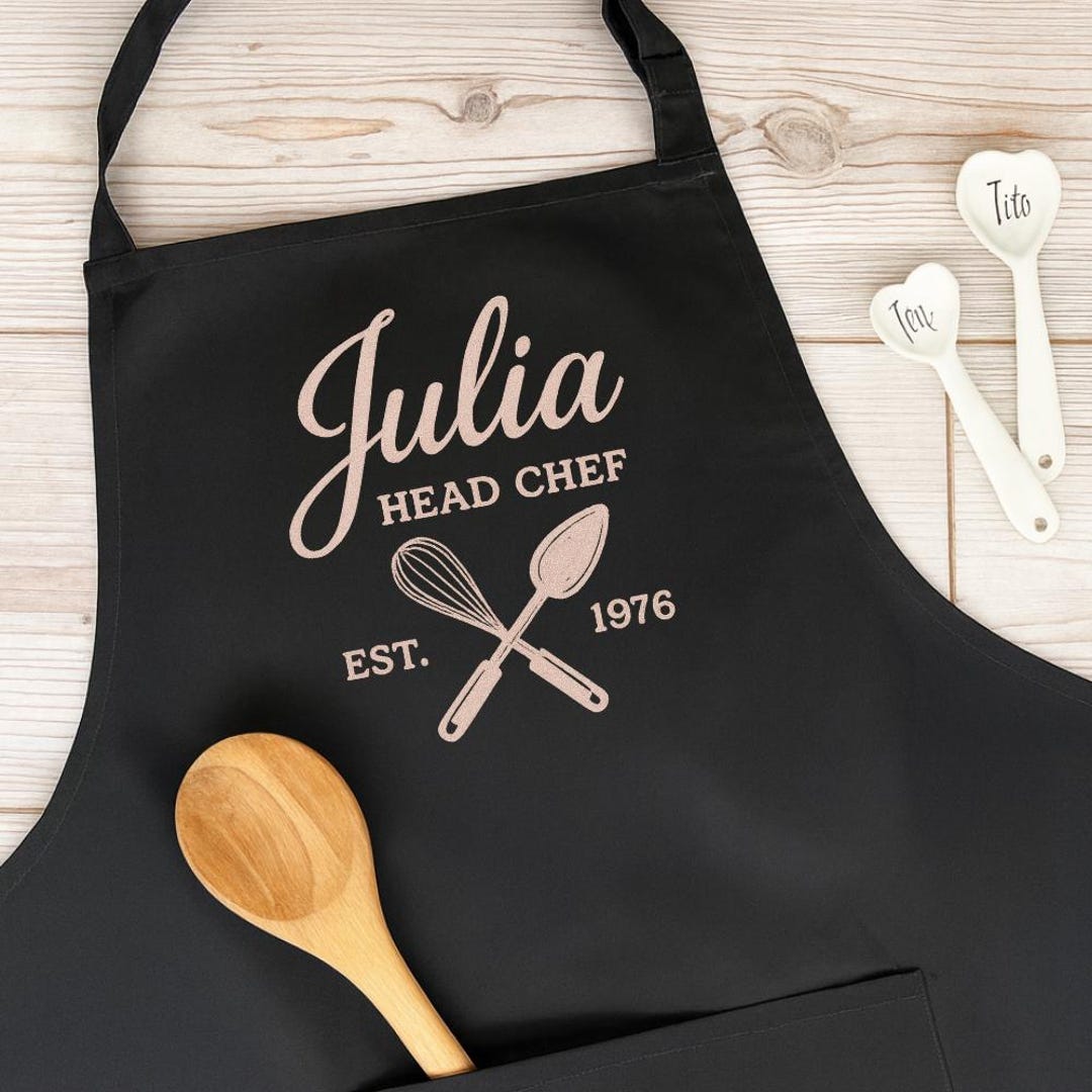 Personalized Head Chef Apron Custom Name Apron Home Cook Apron Gift for ...