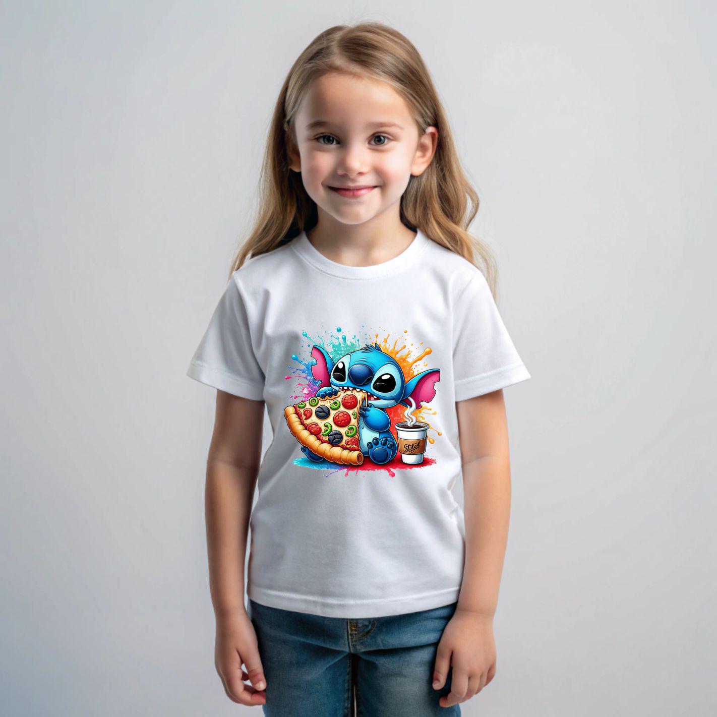 Hungry Stitch 5 PNG Pizza Stitch Splash and Watercolor Png Stitch ...