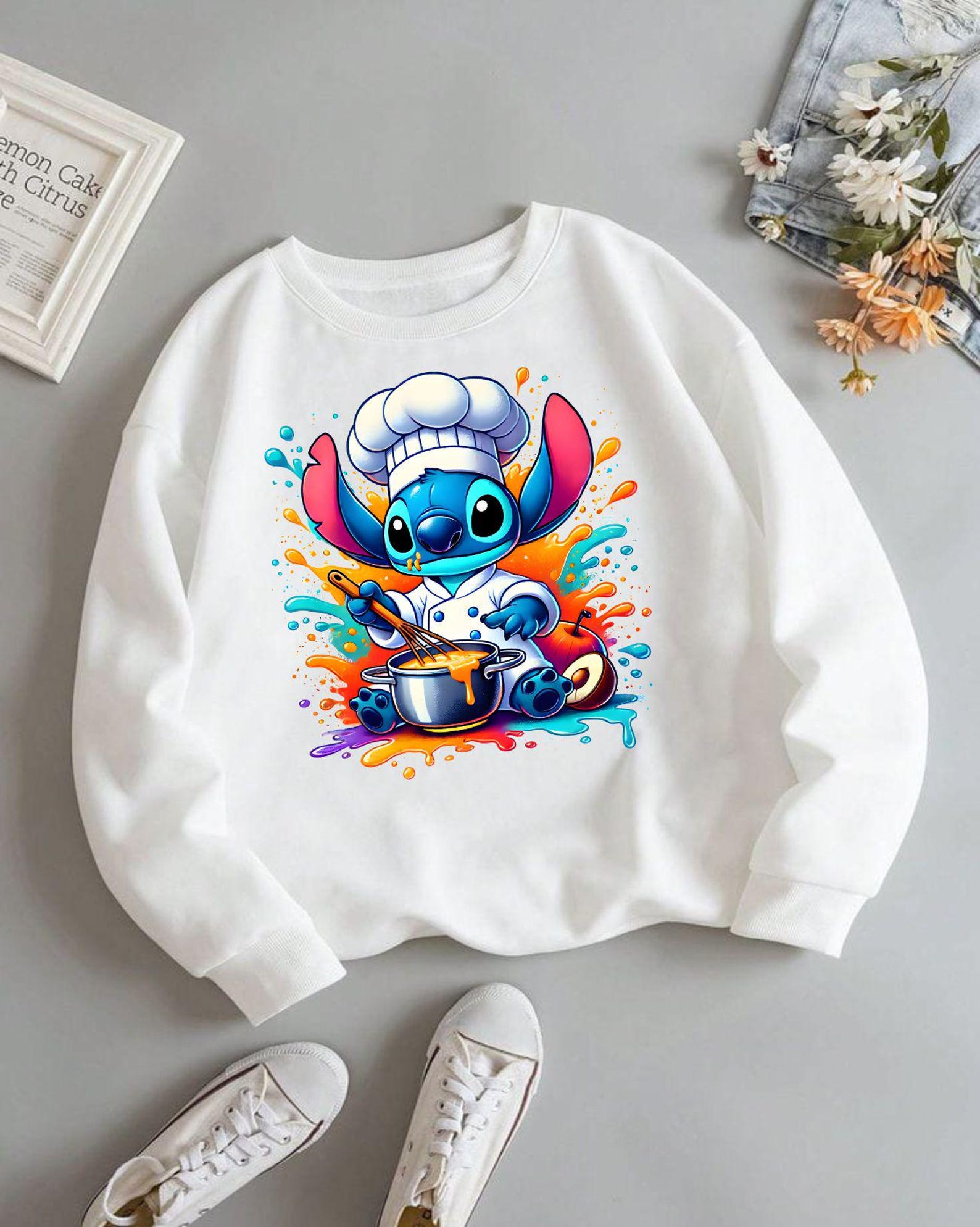 Chef Stitch 5 PNG Chef Stitch Splash and Watercolor Png Stitch ...