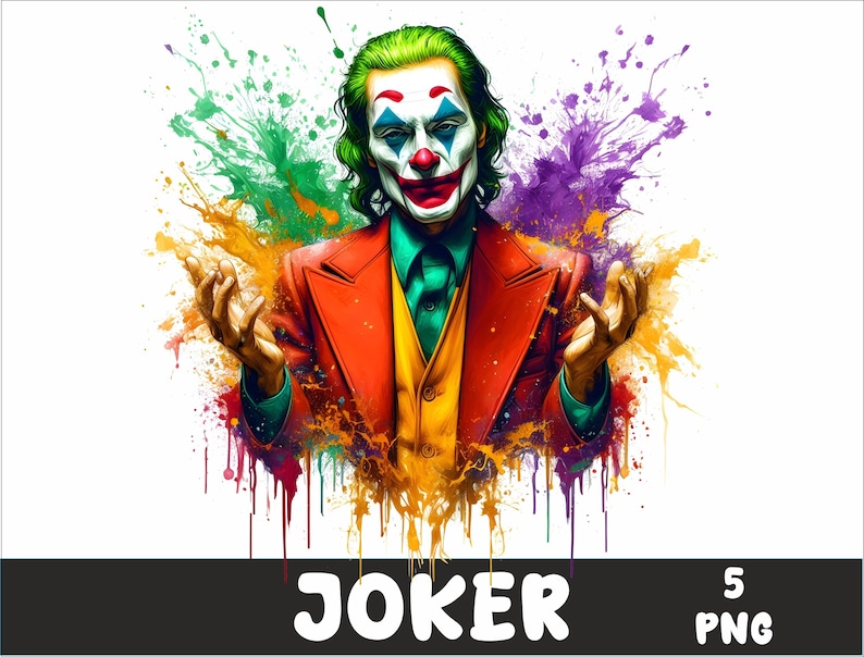 5 PNG Joker Png Splash and Watercolor Png Joker Transparent PNG File ...