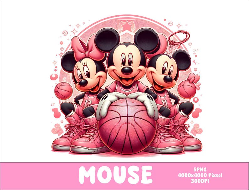5 PNG Basketball Mouse Png Character,powerpuff Girl Png Funny Mouse Png ...