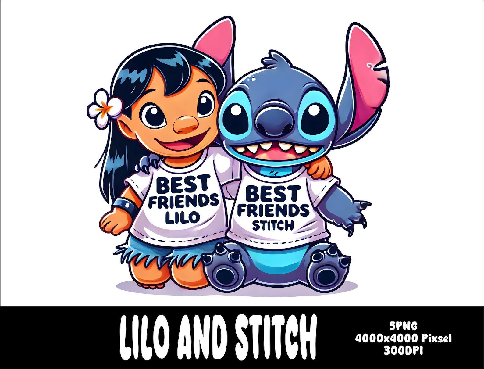 5 PNG Lilo and Stitch Best Friends, Lilo and Stitch 5 PNG Lilo and ...