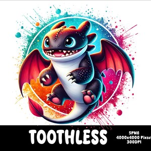 5 PNG Night Fury Png Splash and Watercolor Png Toothless Transparent ...