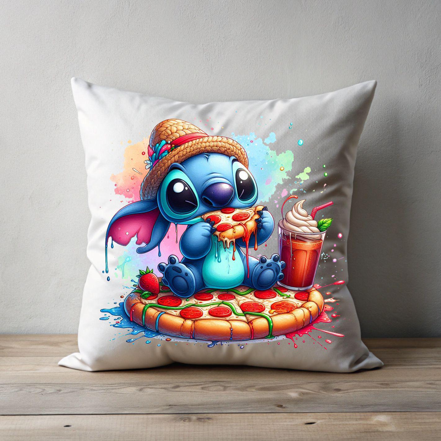 Hungry Stitch 5 PNG Pizza Stitch Splash and Watercolor Png Stitch ...