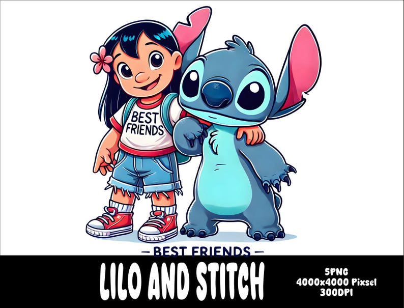 5 PNG Lilo and Stitch Best Friends, Lilo and Stitch 5 PNG Lilo and ...