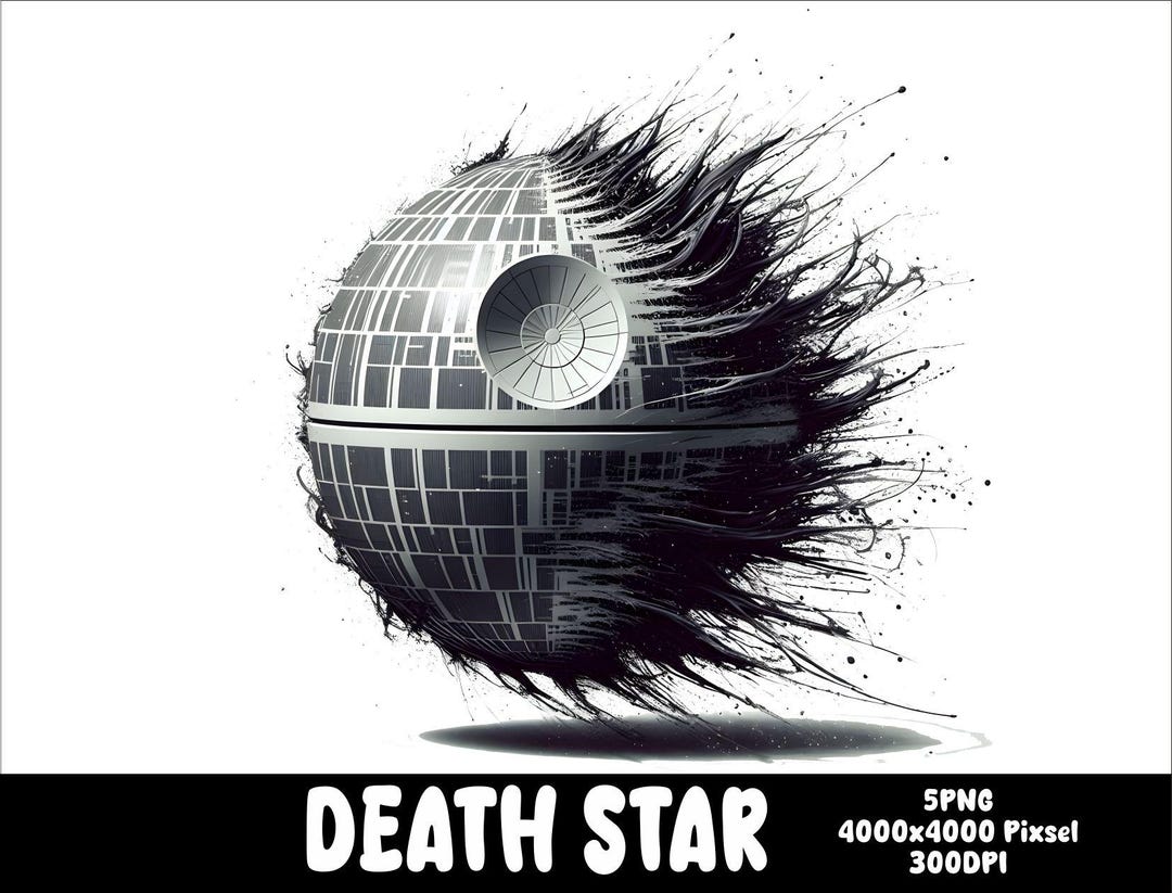 5 PNG Starwars Death Star Png Splash and Watercolor Png Starwars ...