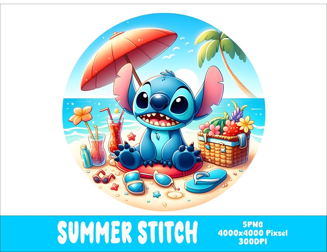 5 PNG Summer Stitch Png Stitch Splash and Watercolor Png Stitch ...