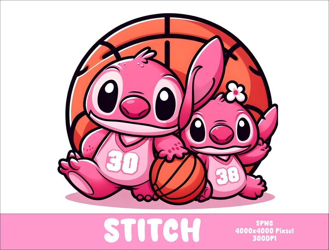 5 PNG Basketball Stitch Png Character,powerpuff Girl Png Funny Stitch ...