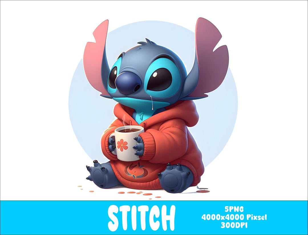 Stitch 5 PNG Stitch Splash and Watercolor Png Stitch Transparent PNG ...