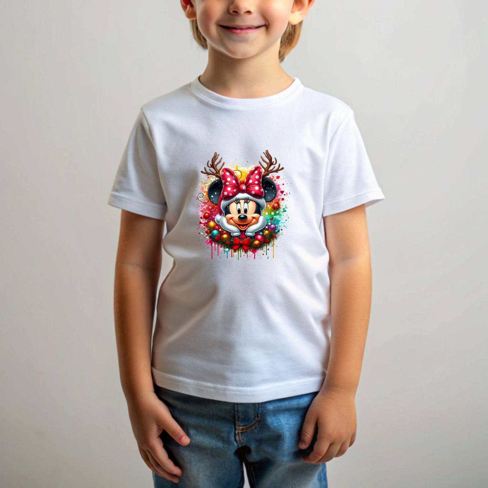 5 PNG Chirstmas Deer Minnie Mouse Png ,christmas Minnie Character,merry ...