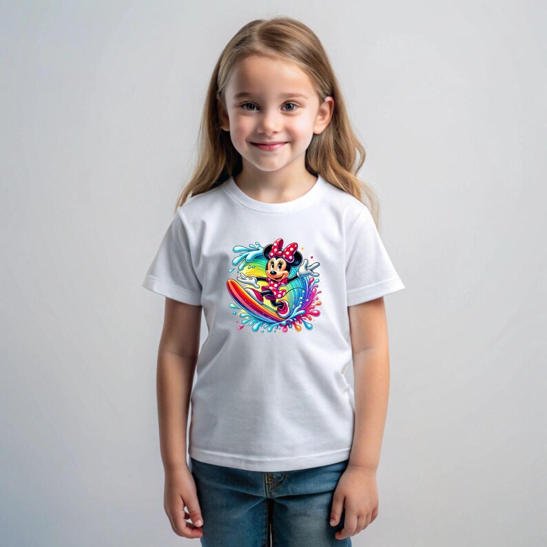 5 PNG Surfing Minnie Png Mouse Splash and Watercolor Png Minnie ...