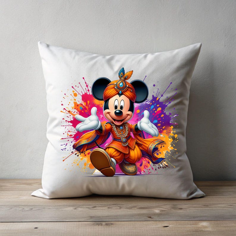 5 PNG Indian Mıckey Mouse Png Stitch Splash and Watercolor Png Indian ...