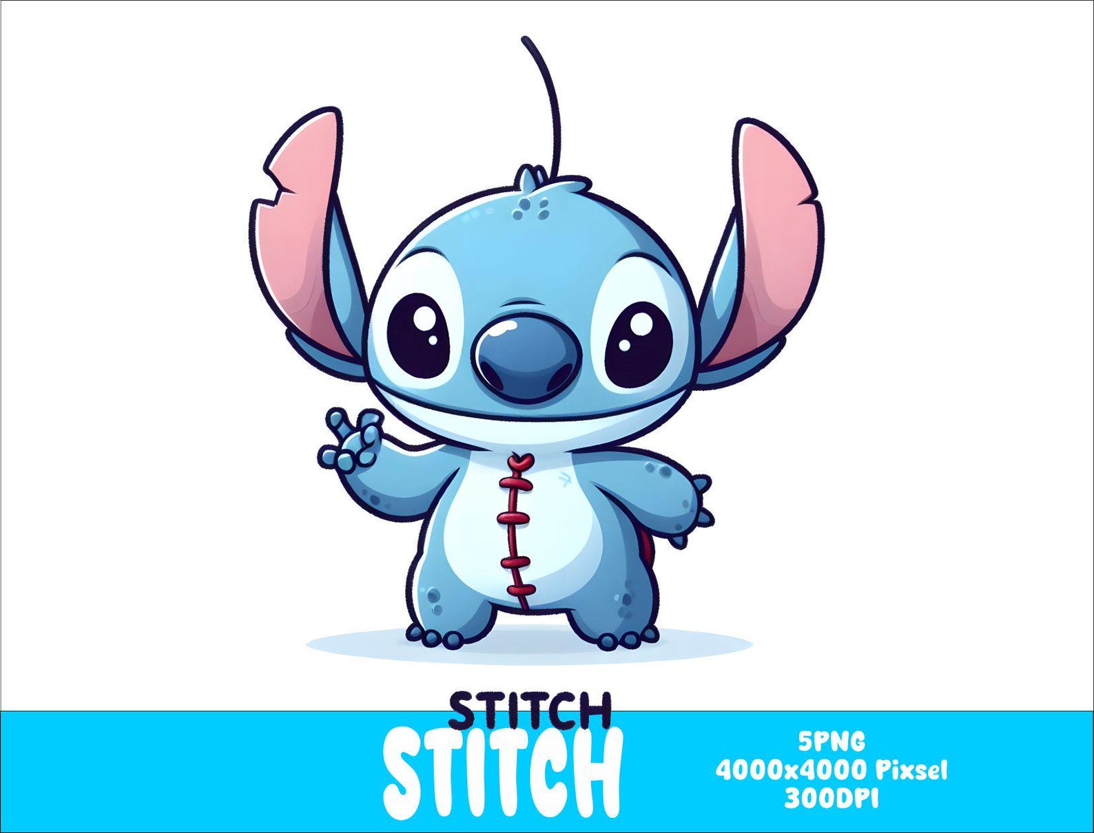 5 PNG Stitch PNG Stitch Splash and Watercolor Png Stitch Transparent ...