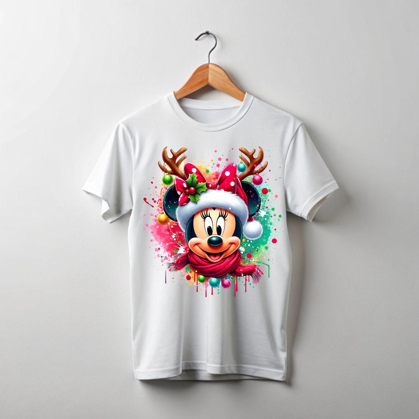 5 PNG Chirstmas Deer Minnie Mouse Png ,christmas Minnie Character,merry ...