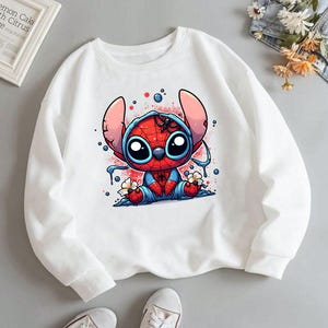 5 PNG Stitch Spider Hero Png Stitch Splash and Watercolor Png Stitch ...