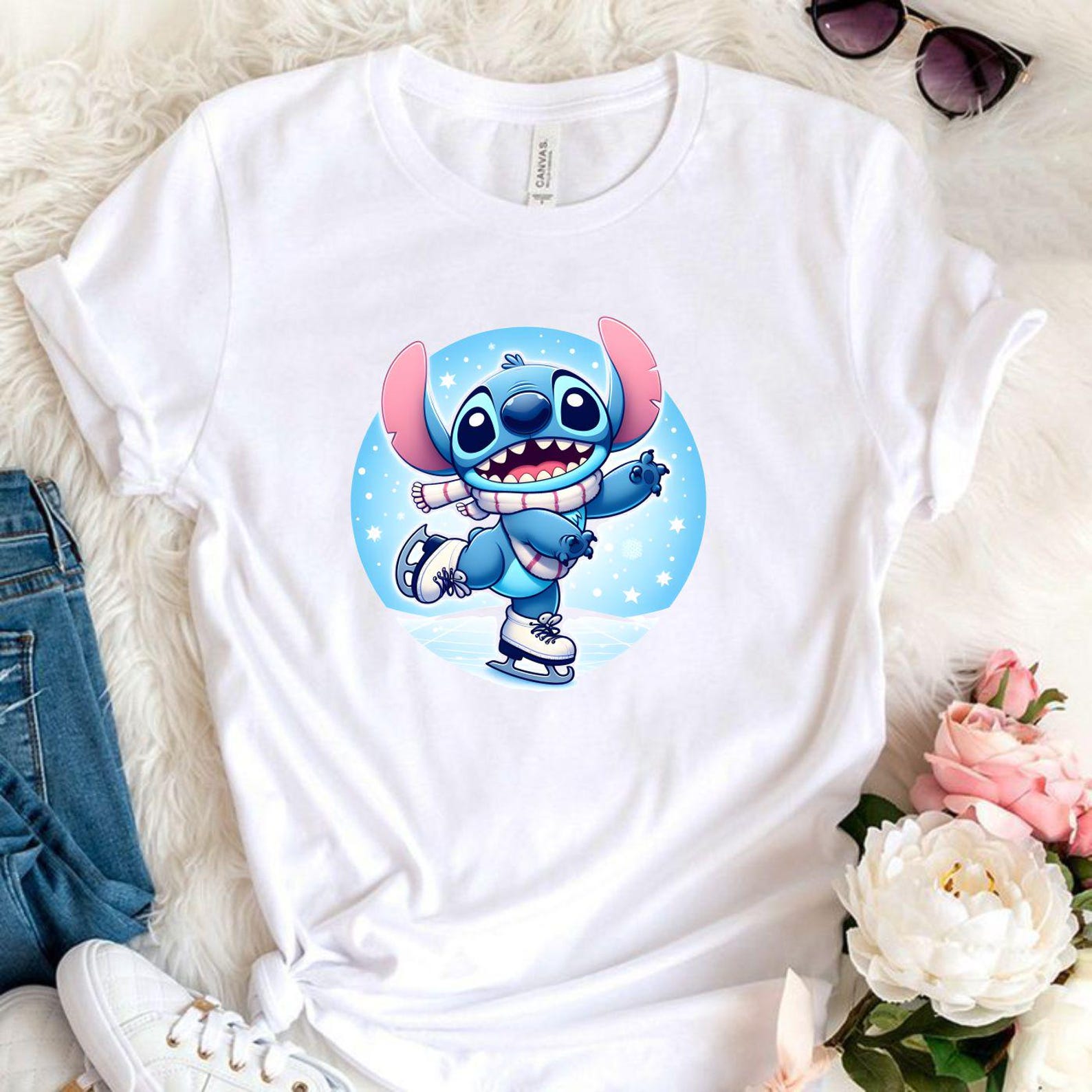 5 PNG Ice Skater Stitch Png Stitch Splash and Watercolor Png Stitch ...