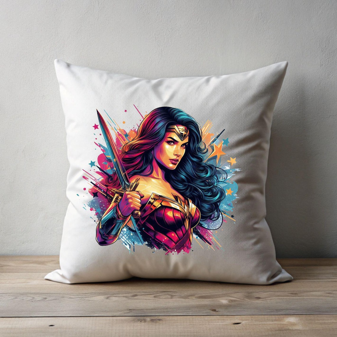 W-woman 5 PNG Superhero W-woman Splash and Watercolor Png Superhero ...