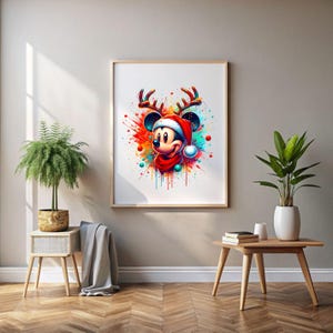 Deer Mickey 5 PNG Deer Mouse Splash and Watercolor Png Mickey ...