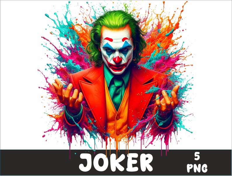 5 PNG Joker Png Splash and Watercolor Png Joker Transparent PNG File ...