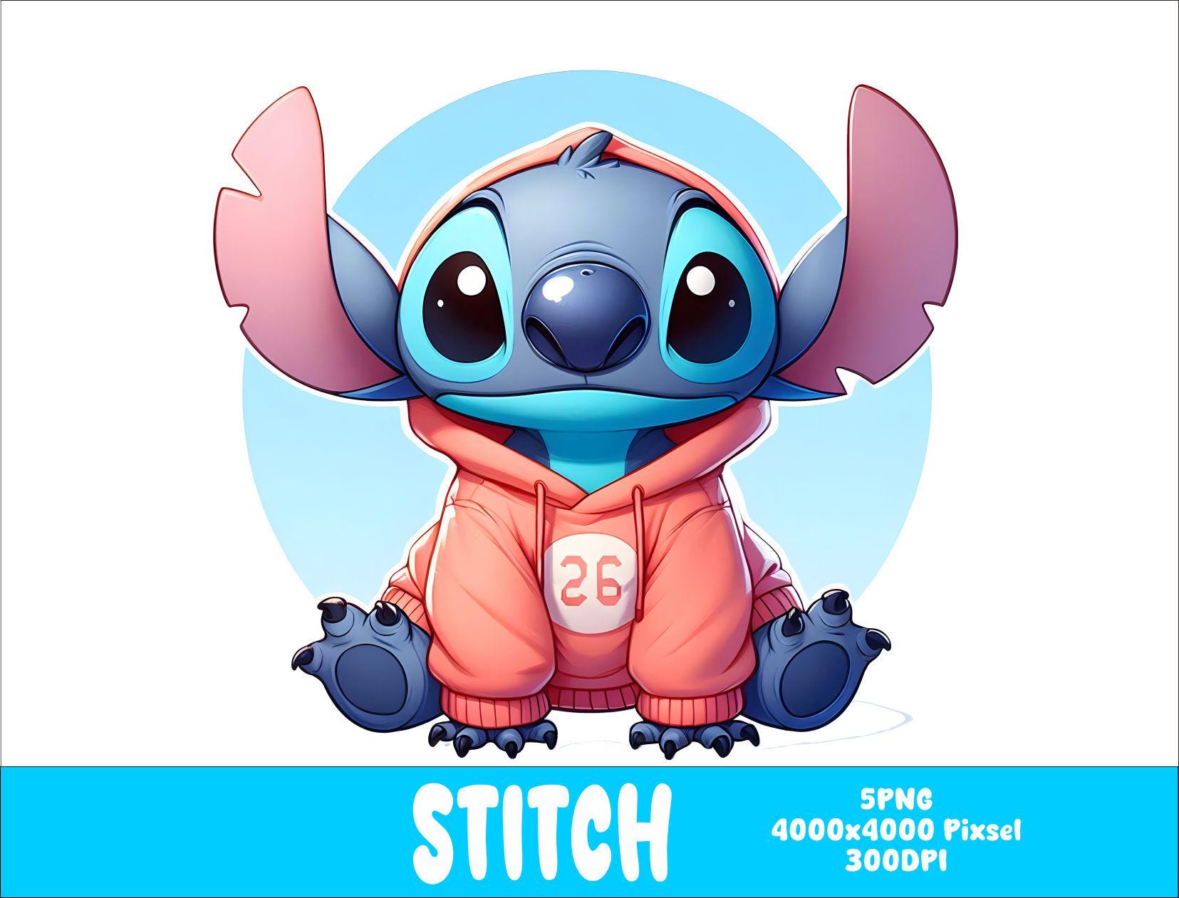 Stitch 5 PNG Stitch Splash and Watercolor Png Stitch Transparent PNG ...