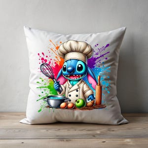 Chef Stitch 5 PNG Chef Stitch Splash and Watercolor Png Stitch ...