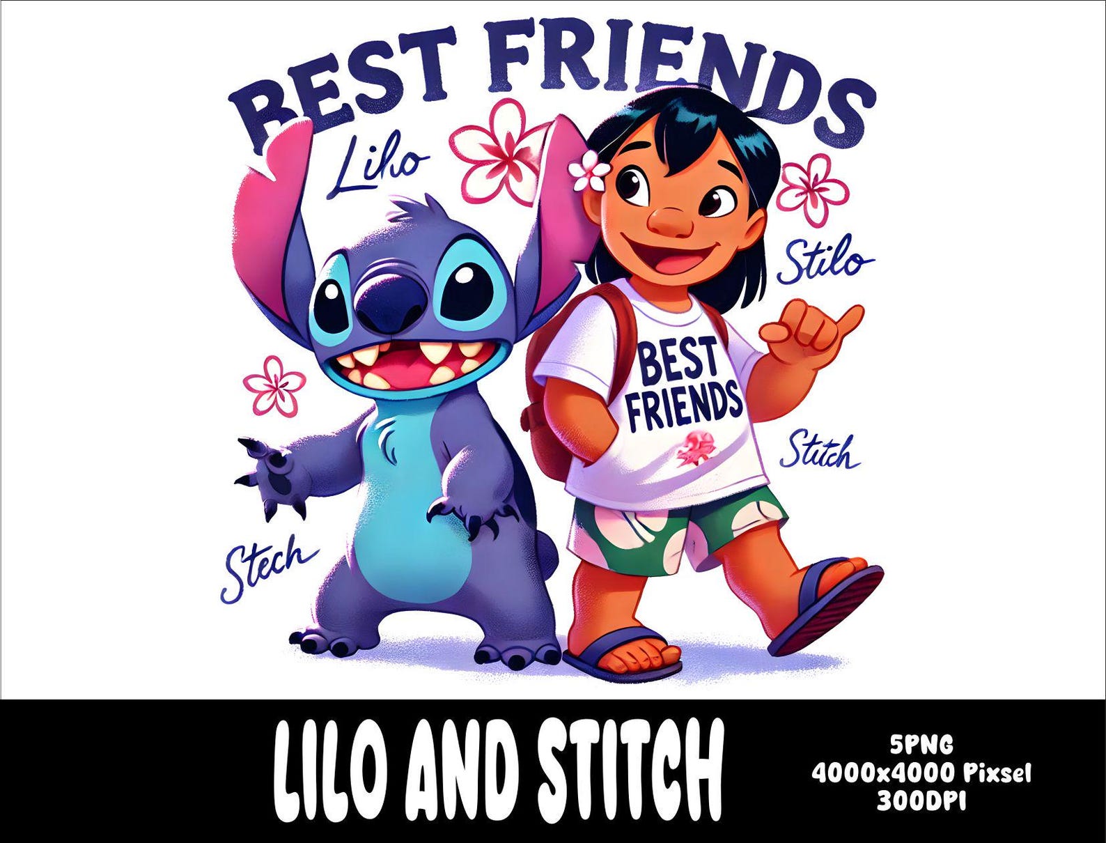5 PNG Lilo and Stitch Best Friends, Lilo and Stitch 5 PNG Lilo and ...