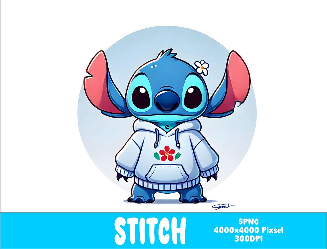 Stitch 5 PNG Stitch Splash and Watercolor Png Stitch Transparent PNG ...