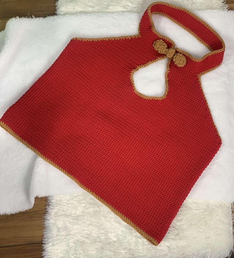 Women's Crochet Chinese Lunar New Year Crop Top - Cheongsam - Gift for ...