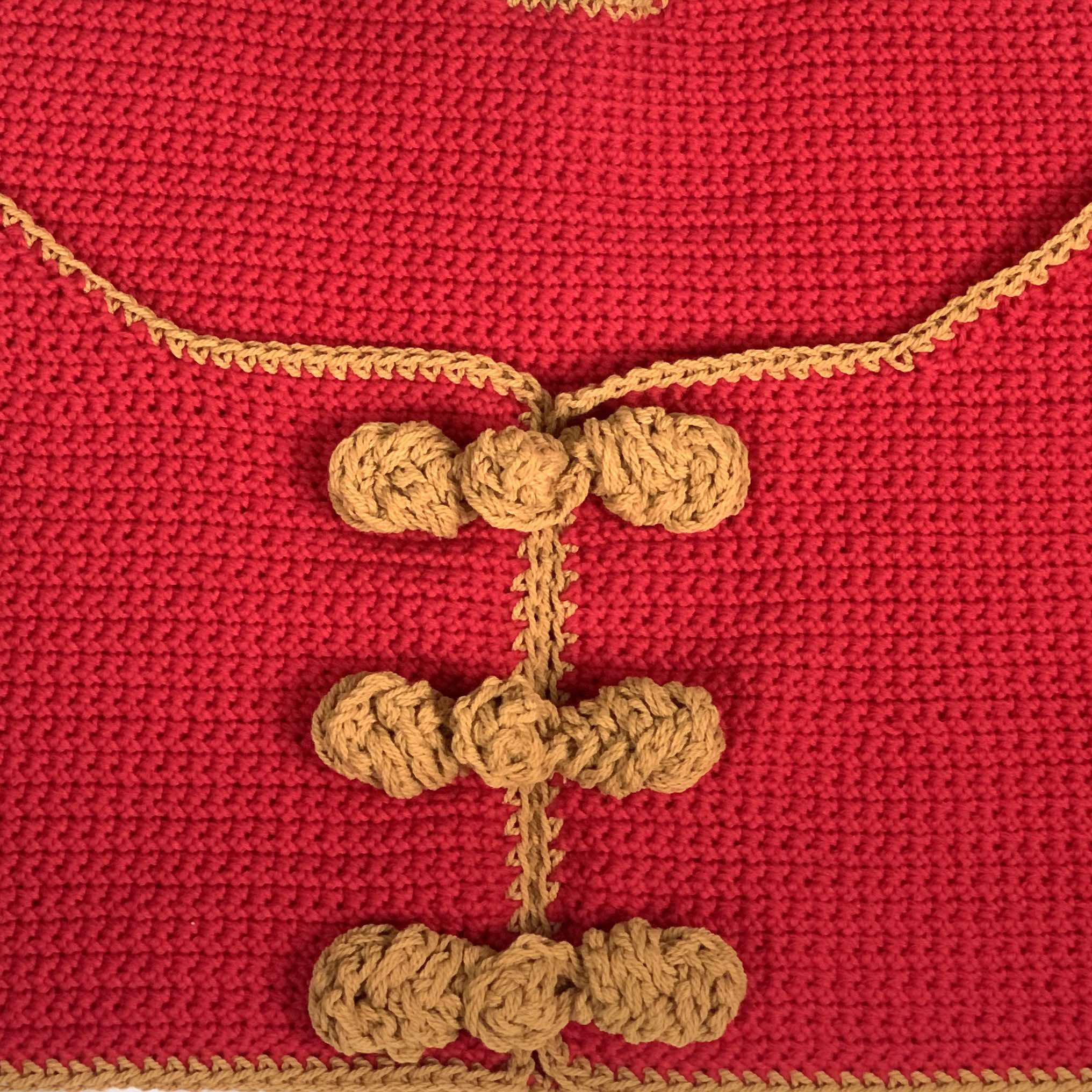 Women's Crochet Chinese Lunar New Year Crop Top - Cheongsam - Gift for ...