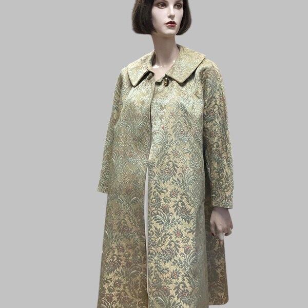 Brocade Coat - Etsy UK