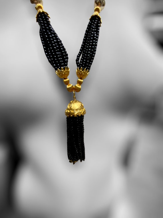 Eva Scheel Of Toronto, 1920's Revival Sautoir Necklac… - Gem