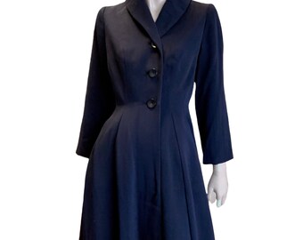 Fit and Flare Coat | Etsy