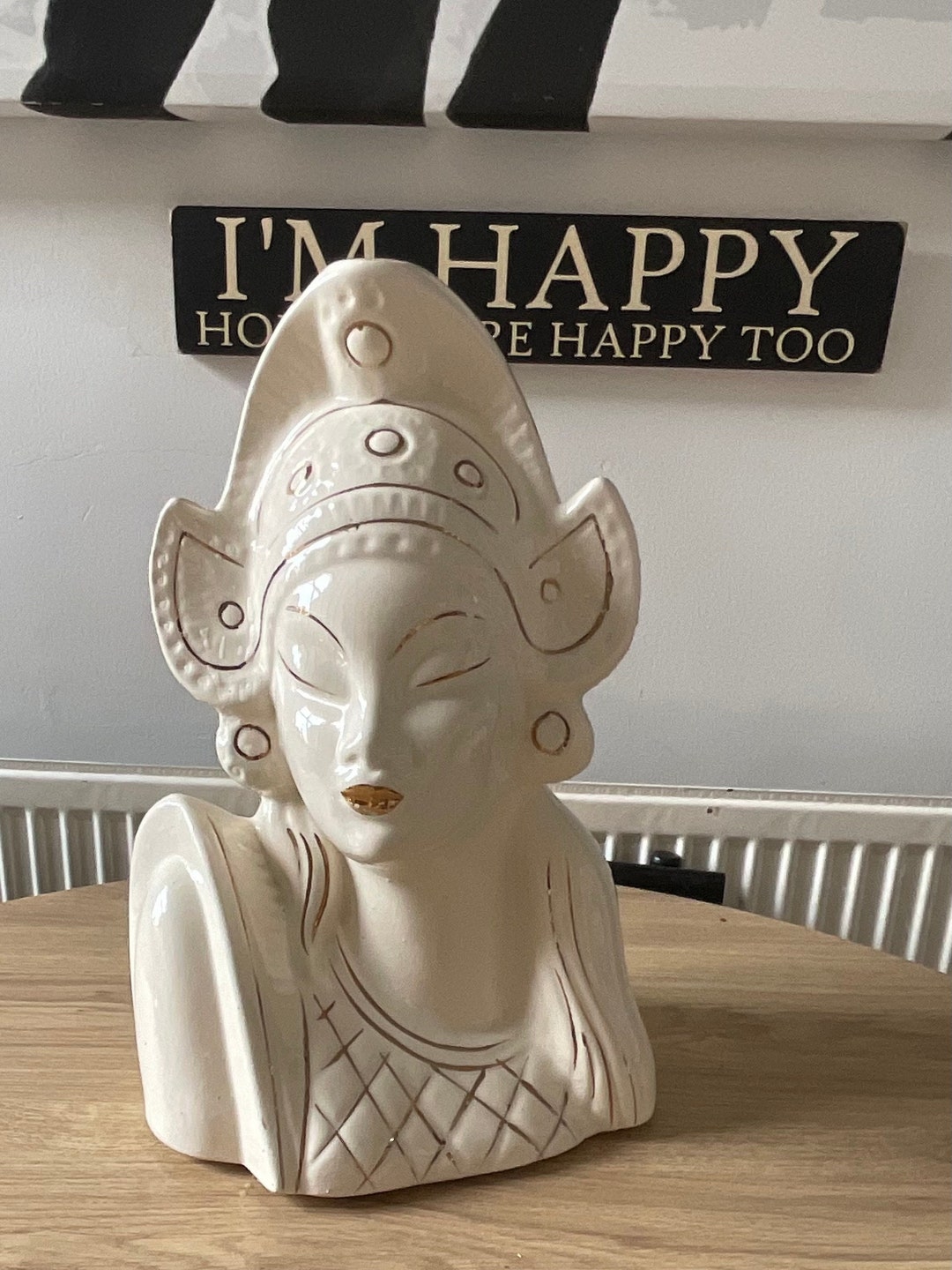 Mid Century Large Ceramic Bust, Balinese Dancer Tretchikoff Era - Etsy