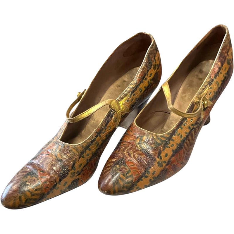 Leather Flapper Shoes - Etsy