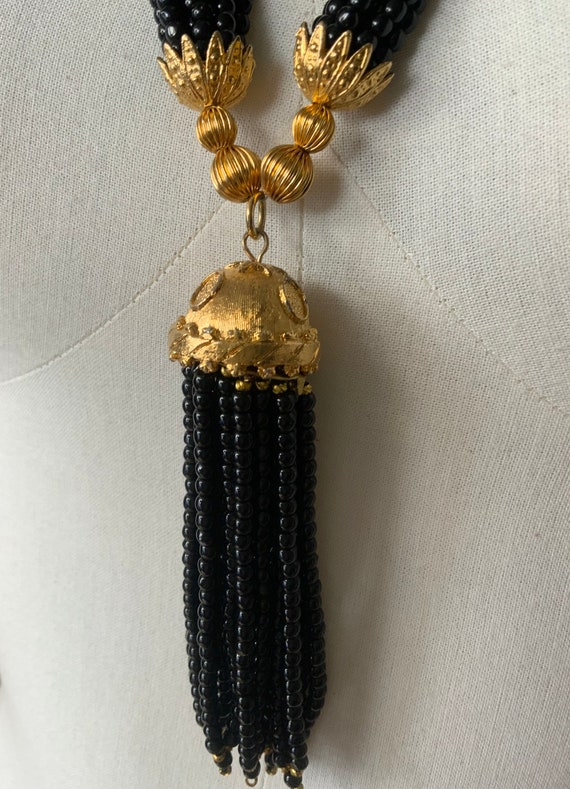 Eva Scheel Of Toronto, 1920's Revival Sautoir Necklac… - Gem