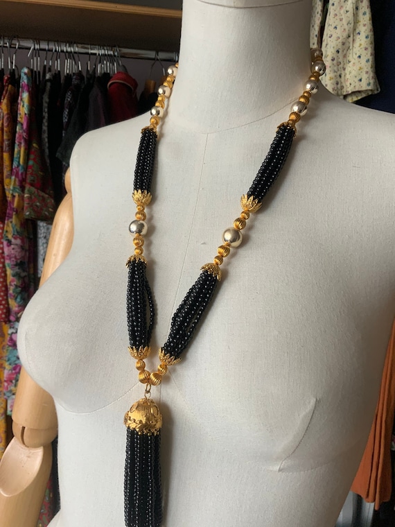 Eva Scheel Of Toronto, 1920's Revival Sautoir Necklac… - Gem