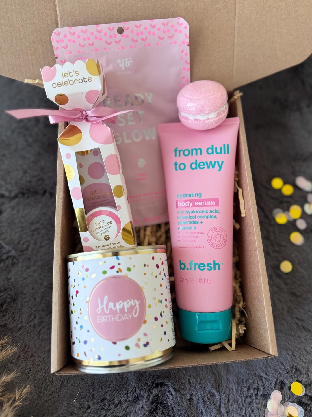 Birthday Self-care Essentials, Sweet Birthday Spa Gift Set,happy ...