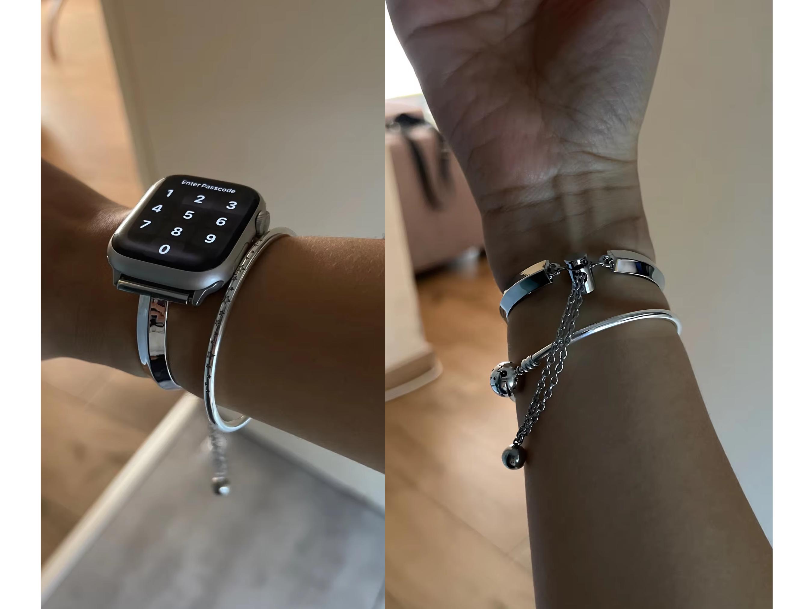 Metal Woman Strap for Apple Watch Band, Fashion Stainless Steel ...