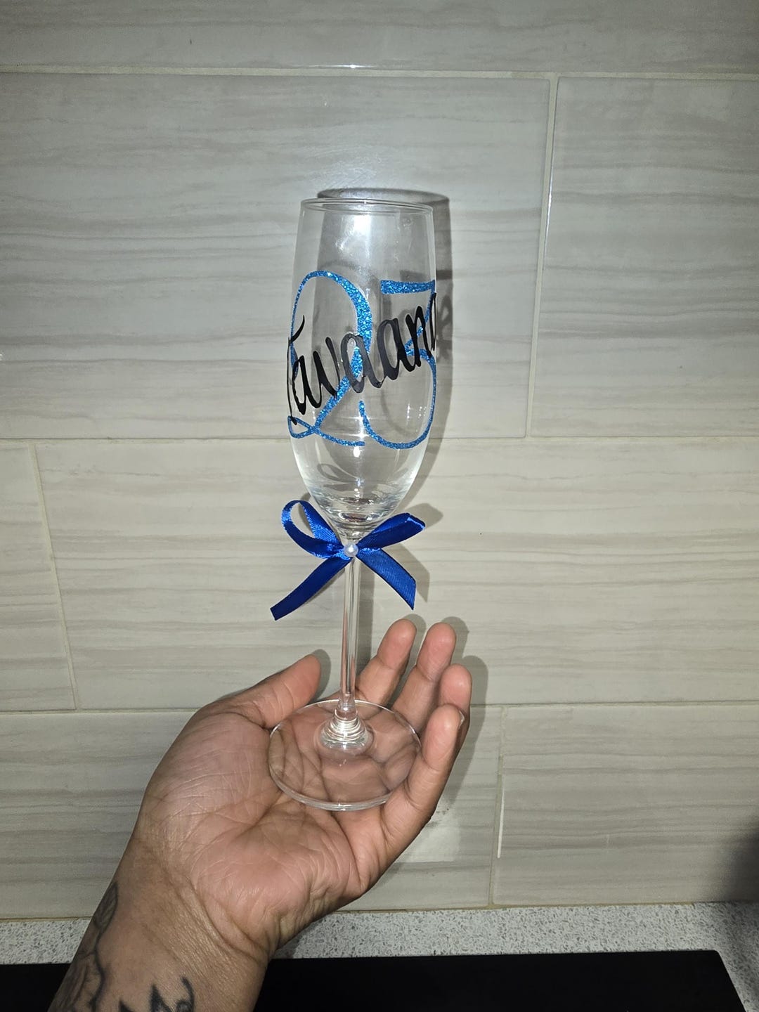 Personalised Glass, Champagne Glass, Birthday Glass, Prosecco Glass ...